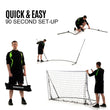 Kickster Elite 12×6′ Portable Football Goal – Official Mini Size