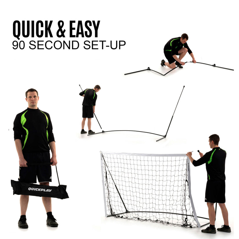 Kickster Elite Portable Football Goal - 8x5ft