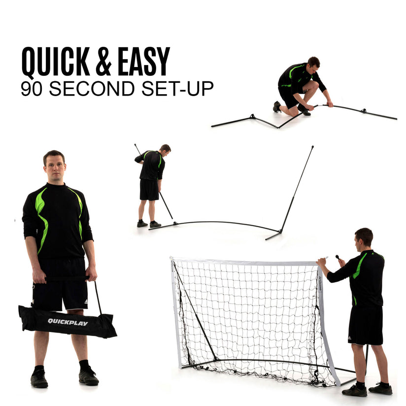 Kickster Elite 6×4′ Portable Football Goal – Fast Setup