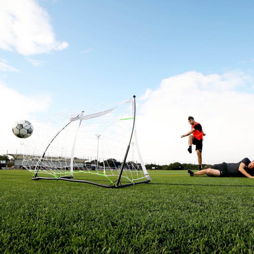 KICKSTER Elite 8x5' Football Goal | Ultra-Portable & Weighted Base ...